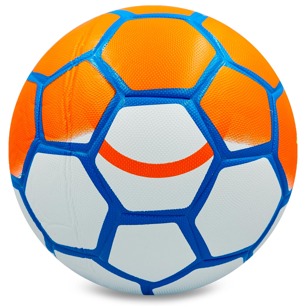 Мяч футбольный SP-Sport ST CLASSIC FB-0083 №5 PVC оранжевый-синий ...